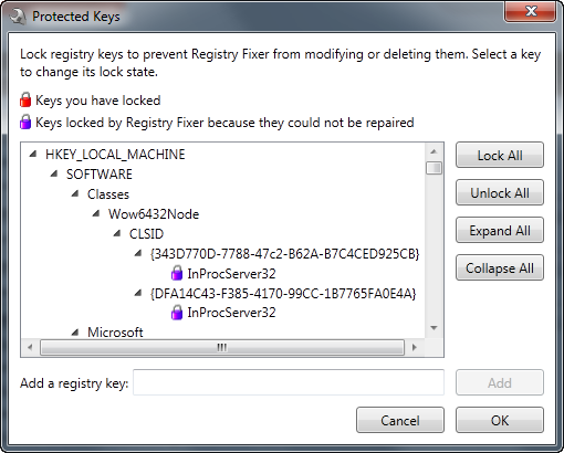 Protecting Registry Keys